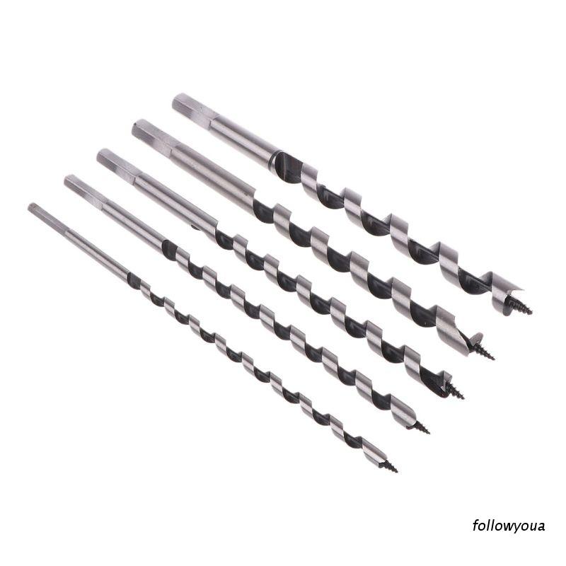 folღ 9 Inch Long Auger Drill Bits Set Wood Drill Bits Woodworking Bits ...
