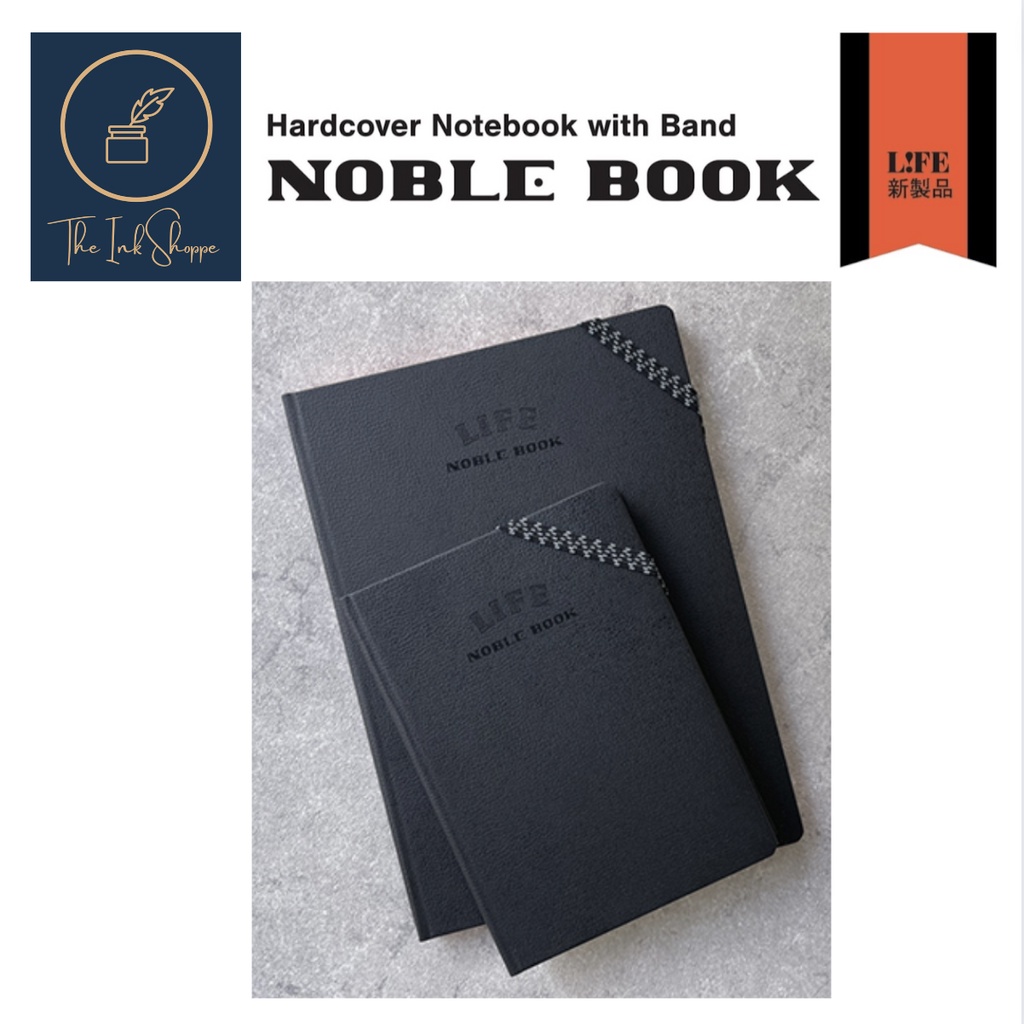 LIFE Noble Book Hardcover Notebook with Band | Shopee Philippines