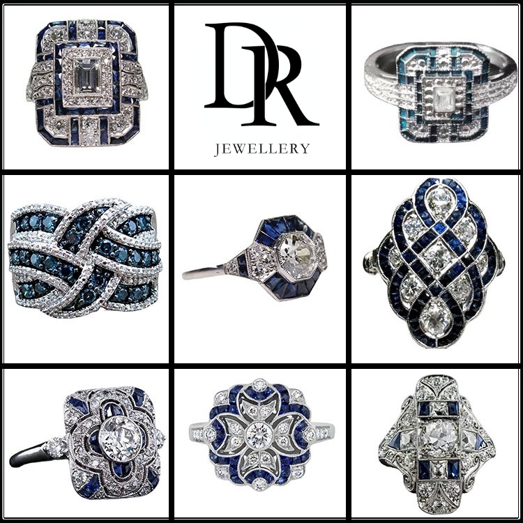 DR Jewelry Fashion Hot Sale Stainless 925 Silver Magnificent Sapphire ...