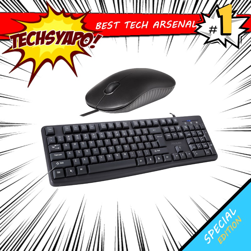 PROLINK OFFICE MOUSE AND KEYBOARD | Shopee Philippines