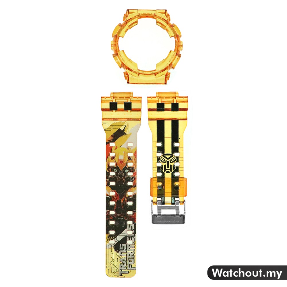 [Custom Made] GA-110 Series Bumble Bee Jelly Band & Bezel (Accessories ...