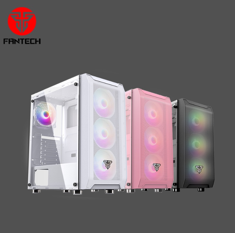 Fantech AERO CG80 RGB Gaming PC Case Mid Tower ATX Micro ATX Mini ITX ...