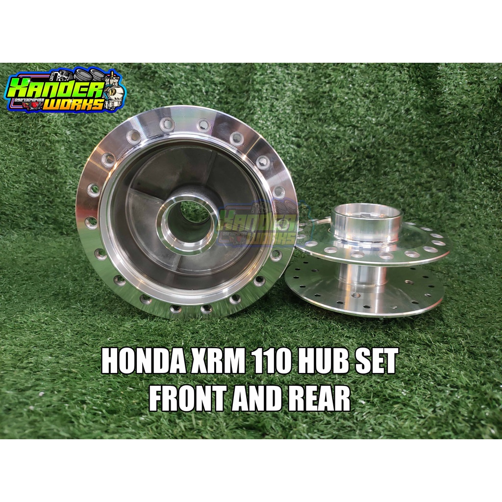 HONDA XRM 110 FRONT AND REAR HUB SET | Shopee Philippines