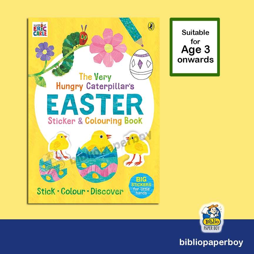 The Very Hungry Caterpillar's Easter Sticker and Colouring Book by Eric ...
