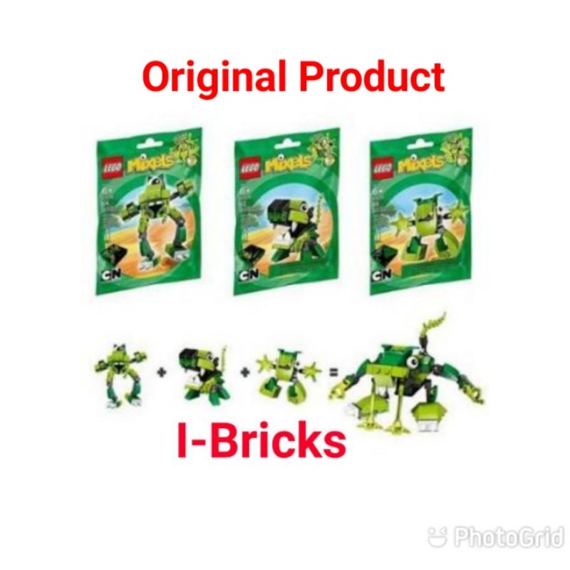Lego mixels series 3 glomp, torque, glurt | Shopee Philippines
