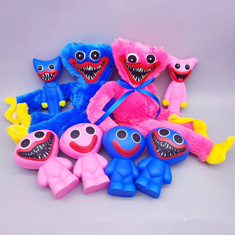 Game Poppy Playtime Huggy Wuggy Kissy Missy Figure Squishy Soft Stuffed ...