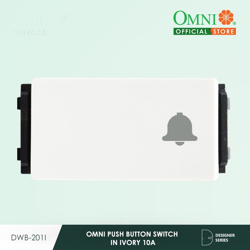 OMNI Push Button Switch 10A in Ivory - DWB-201 | Shopee Philippines