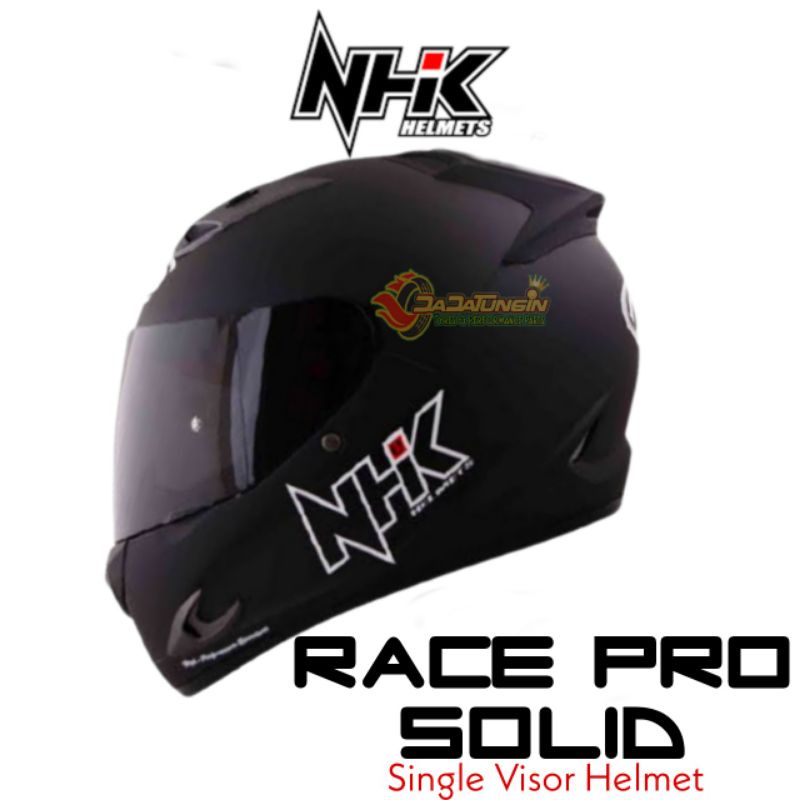 NHK Race Pro Solid Colors Fullface Single Visor Helmet | Shopee Philippines