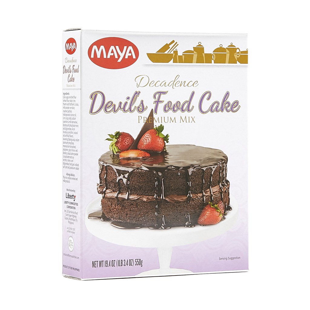 MAYA Decadence Devil's Food Cake Premium Mix 550g | Shopee Philippines