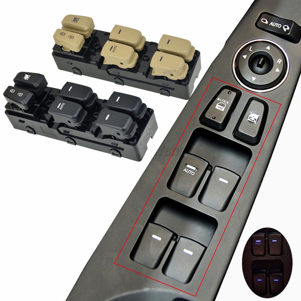 Master Power Auto Window Switch Button for Hyundai Sonata 2011-2015 ...
