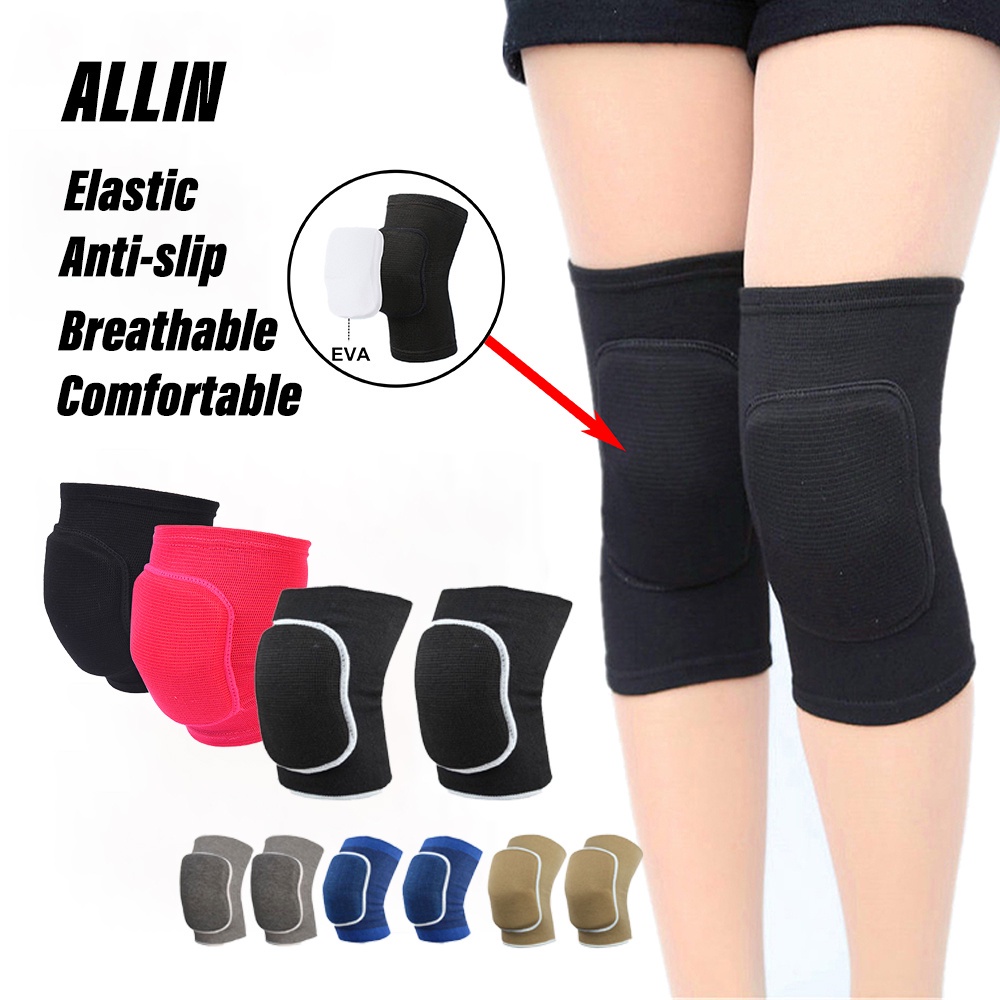 A Pair Sports Support Kneepad Dancing Knee Protector Volleyball Yoga ...