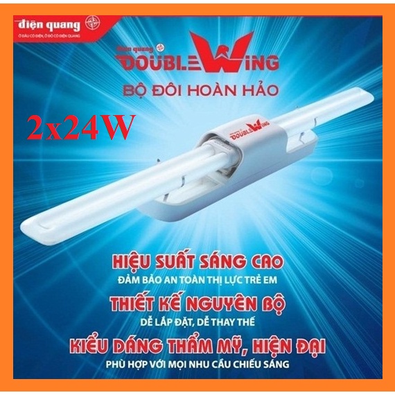 DOUBLEWING Dien Quang DQ DW 224D (2x24W daylight) | Shopee Philippines