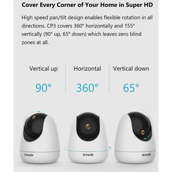 TENDA CP3 wireless camera | Shopee Philippines