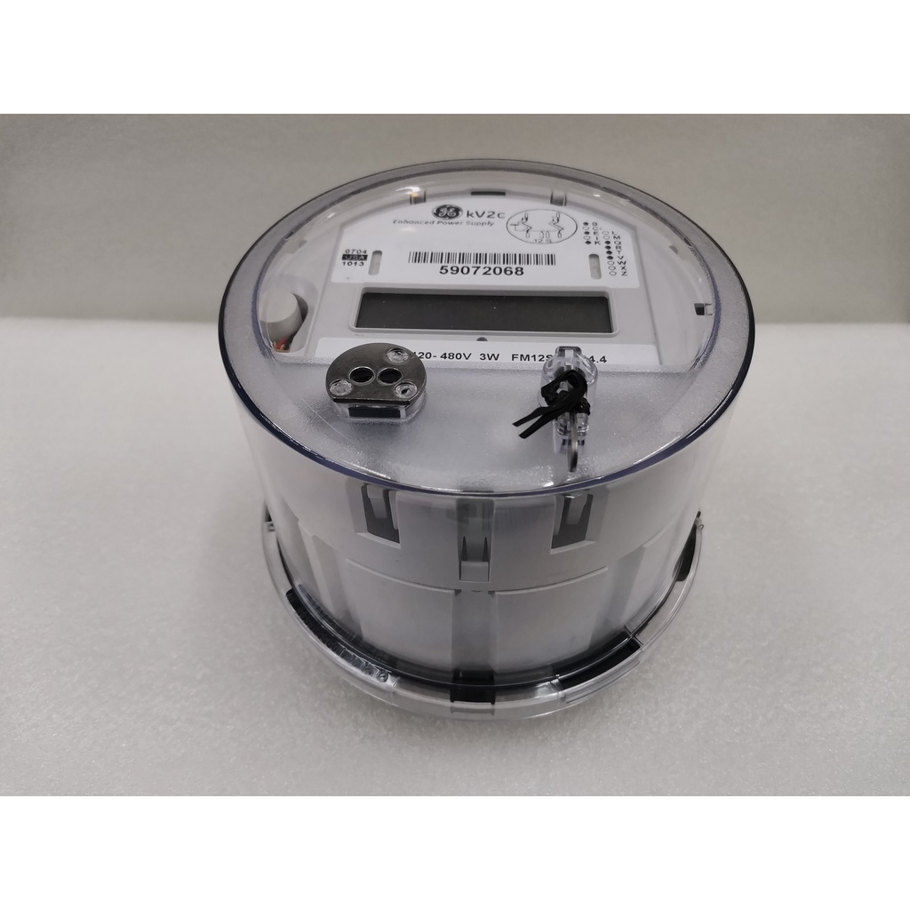 GE/ALCARA Electric Meter 200A 3 Phase 3 Wire 120V-480VAC KWH - KV2C ...