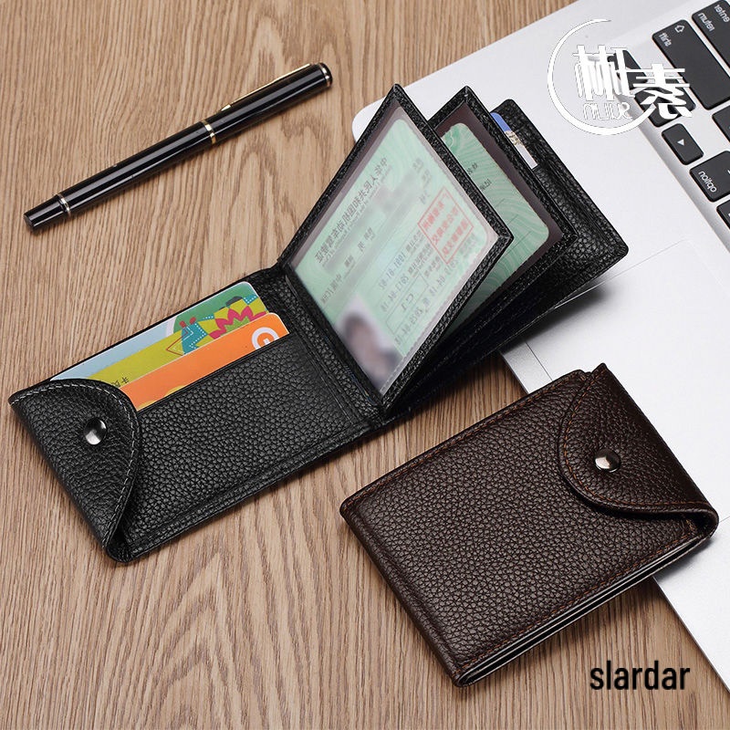 Driver's License Leather Case Men's Multi-Function Bag Driving Ultra ...