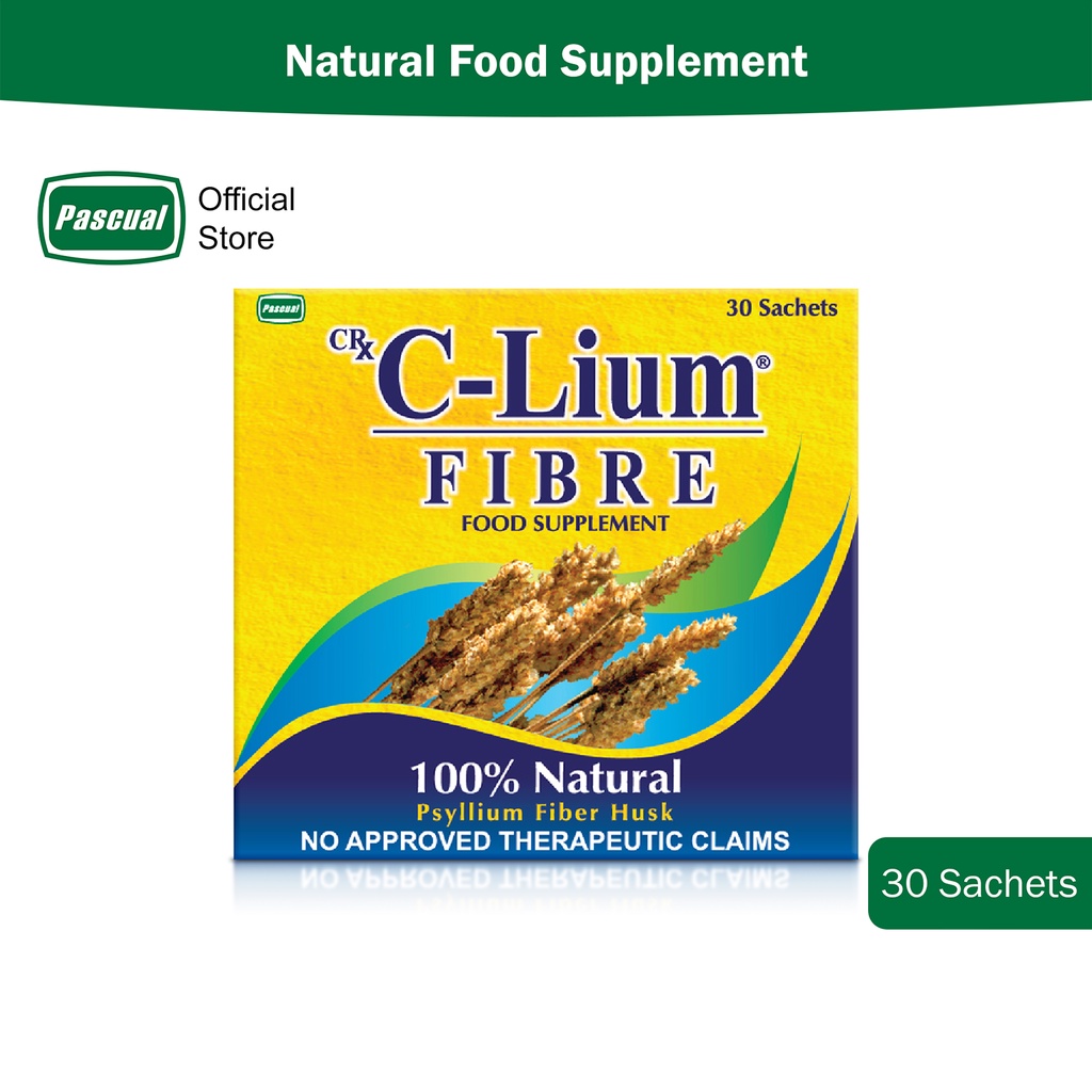 C-Lium Fibre Husk Sachet 30s | Shopee Philippines