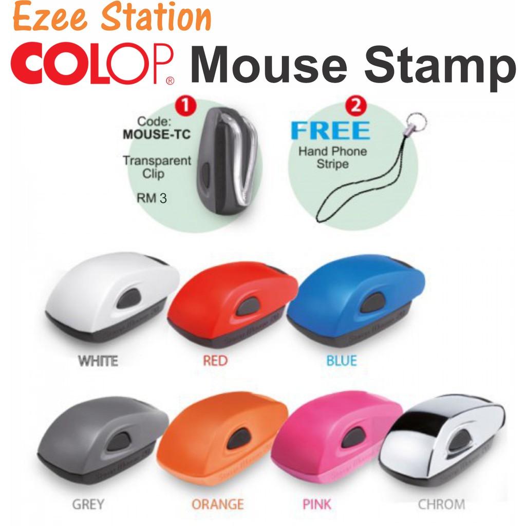 COLOP MOUSE STAMP 20 WITH PERSONAL RUBBER | Shopee Philippines