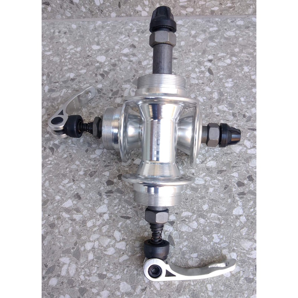 FRONT & REAR HUBS LIGON DUO THREAD TYPE QUICK RELEASE 36HOLES ALLOY ...