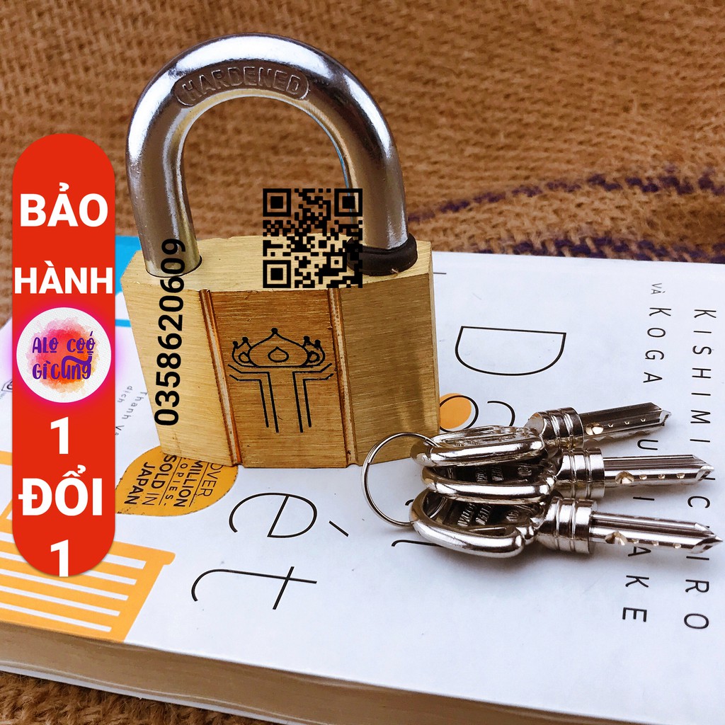 50mm Anti-Theft Lock 7.5 x 5 cm Solid Brass Crown, Used for House Door ...