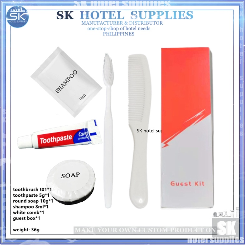 100Sets HOTEL AMENITIES KIT deluxe single room MORNING KIT TRAVEL KIT ...