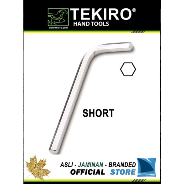 Tekiro 17mm Short L Key / Tekiro 17mm Short Hex Key | Shopee Philippines