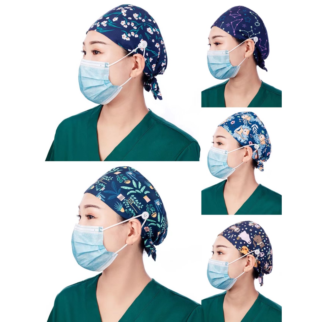 Dental hospital surgical caps men and women doctors and nurses home ...