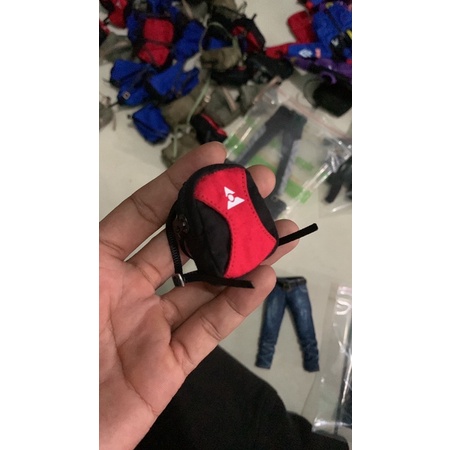 MERAH HITAM Kitbash 1/12 Backpack Red Black SHF Figma | Shopee Philippines