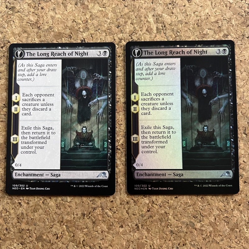 MTG THE LONG REACH OF NIGHT (ENCHANTMENT SAGA) KAMIGAWA NEON DYNASTY ...