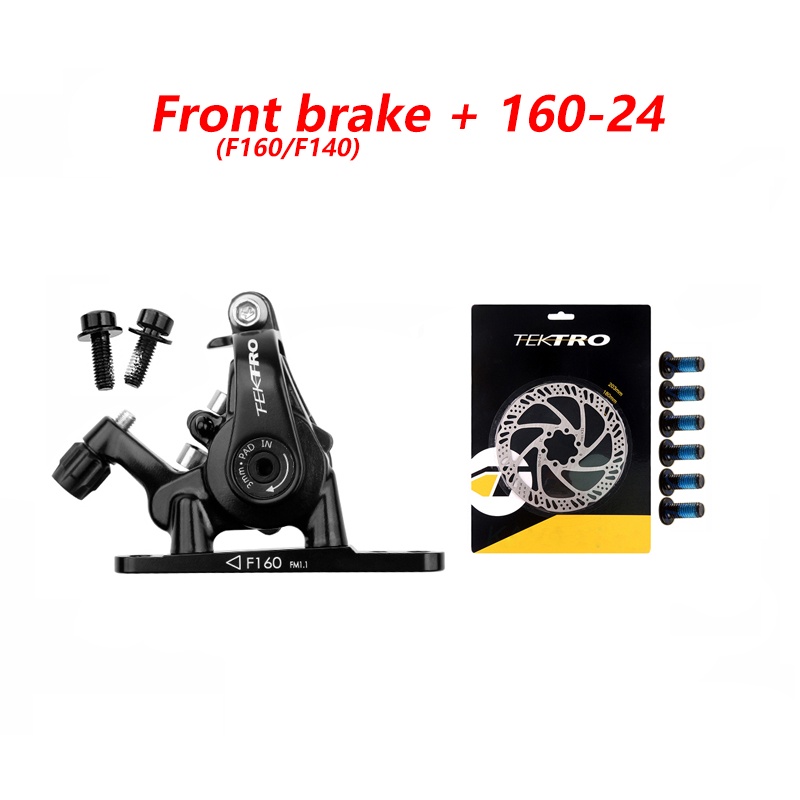 TEKTRO MD-C550 Road Bike Dual Piston Cable Caliper Front/Rear Aluminum Alloy Mechanical Disc ...