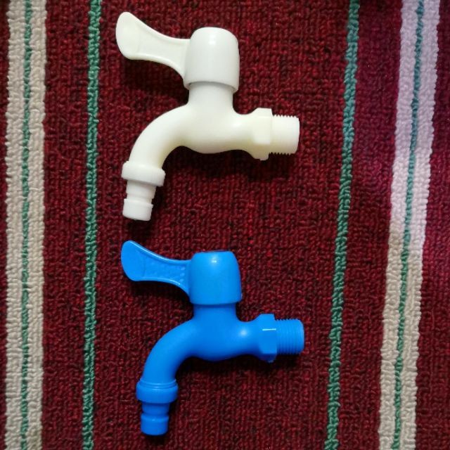 Plastic PVC Faucet With Hose Bibb | Shopee Philippines