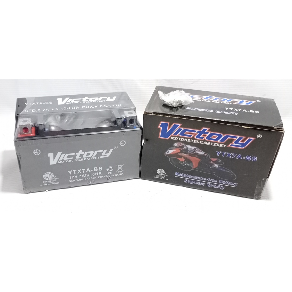 BATTERY VICTORY - YTX7A-BS (NOUVO) | Shopee Philippines
