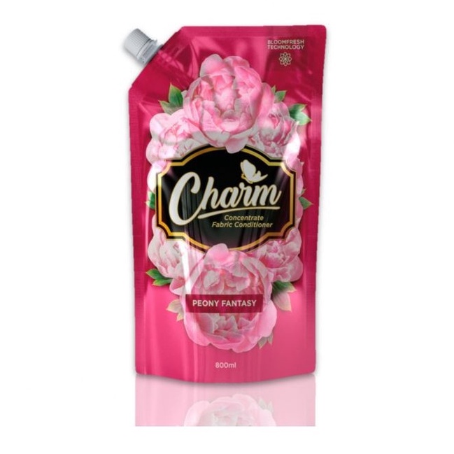 Charm Fabric Conditioner Pink Peony Fantasy 800 Ml | Shopee Philippines