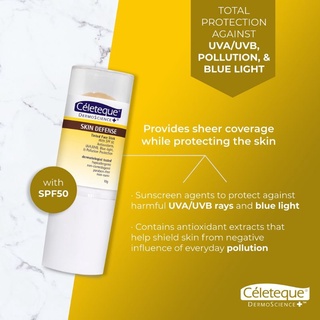 Celeteque Dermoscience Skin Defense Tinted Face Stick (Sunstick ...