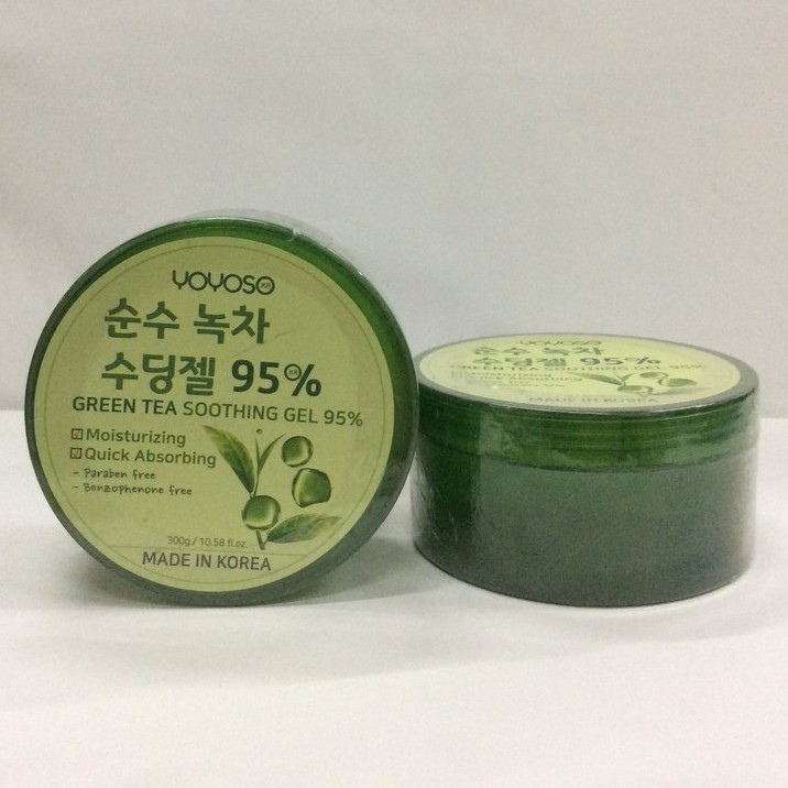 YOYOSO Green Tea Soothing Gel (300g) | Shopee Philippines