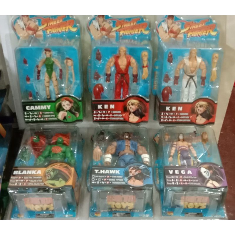 Sota Toys "STREET FIGHTER ROUND 2" Complete Set Very good condition MOC ...
