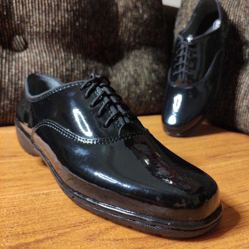 PJV Marikina Ladies Charol (Guard Shoes) | Shopee Philippines
