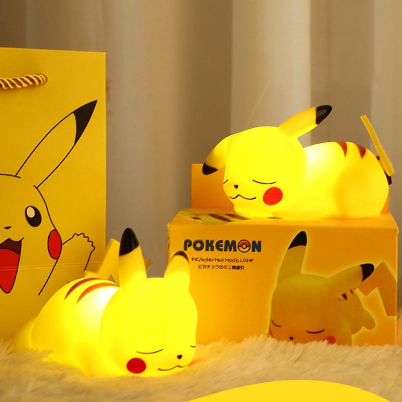 Original Pokemon Cute Pikachu Anime Figure Toy Night Light Decoration ...