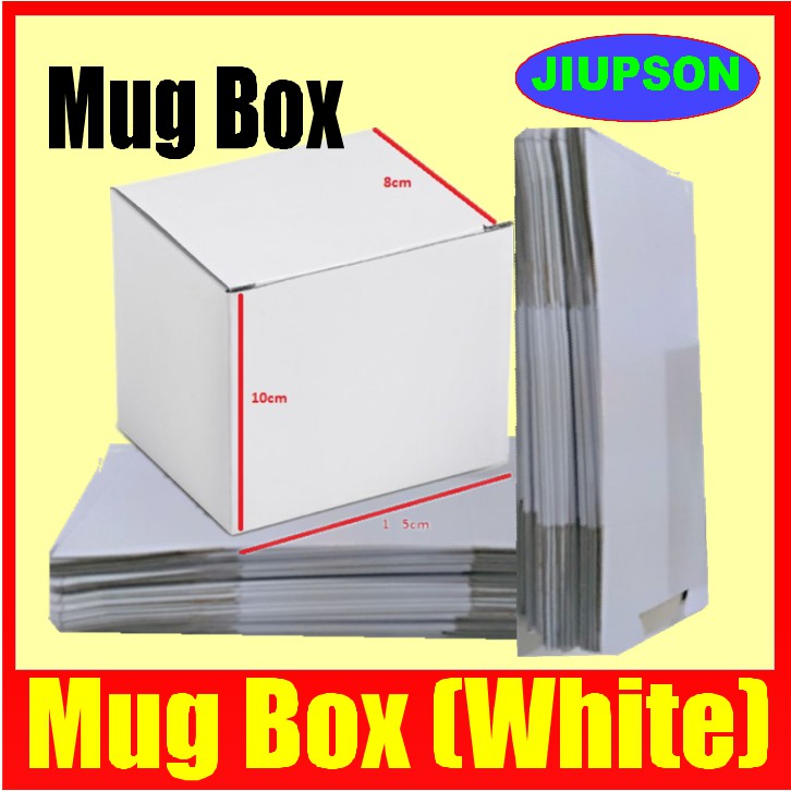 Mug Box (White) 50pcs | Shopee Philippines