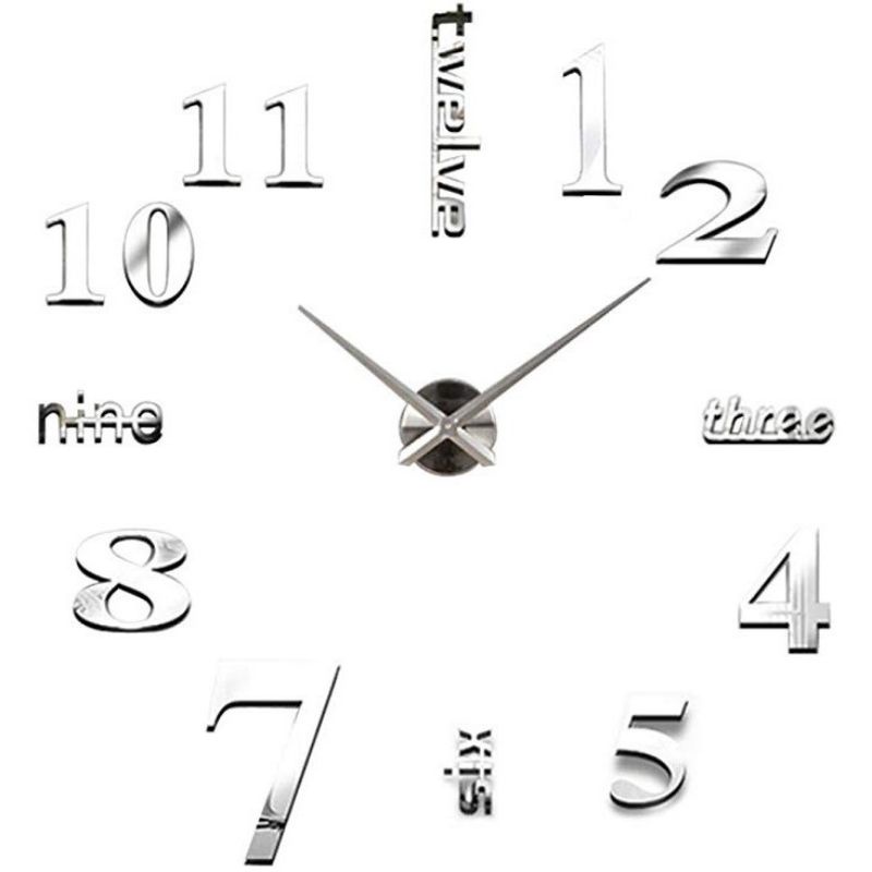 Sticker Wall Clock JK | Shopee Philippines