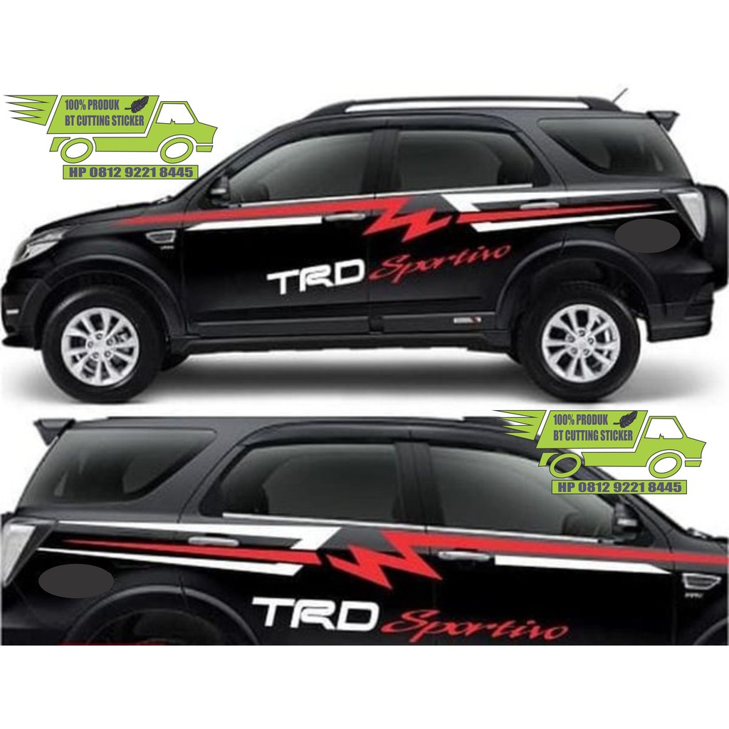 Bt sticker toyota rush car sticker toyota rush sticker daihatsu terios ...