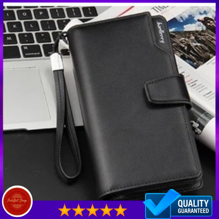 Baellerry Trifold Wallet Luxury Brand Long Wallet for Men | Long Wallet ...