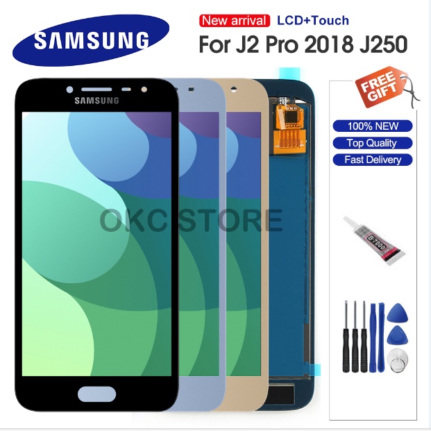 AMOLED LCD Display For Samsung Galaxy J2 Pro 2018 J250 J250F LCD ...