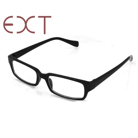 [FREESHIP] Black Rectangle Plastic Frame Clear Lens Glasses#L1 | Shopee ...