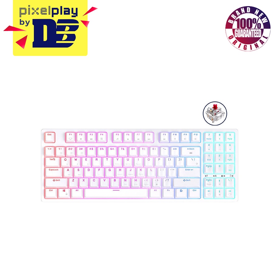 ROYAL KLUDGE RK92 Tri-Mode RGB 92 Keys Hot Swappable Mechanical ...