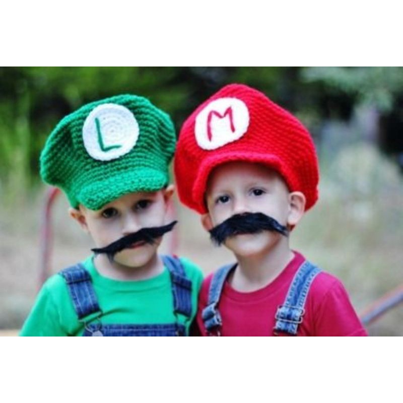 super mario brothers hat inspired,crochet hat | Shopee Philippines