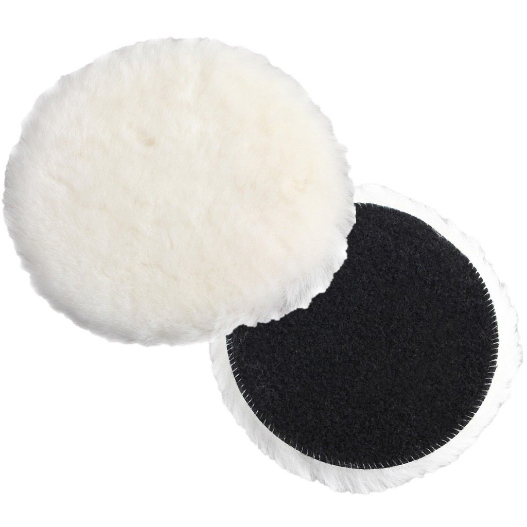 3/4/5/6/7'' Polisher Buffer Wool Buffing Clean Pad Magic Patch Car ...
