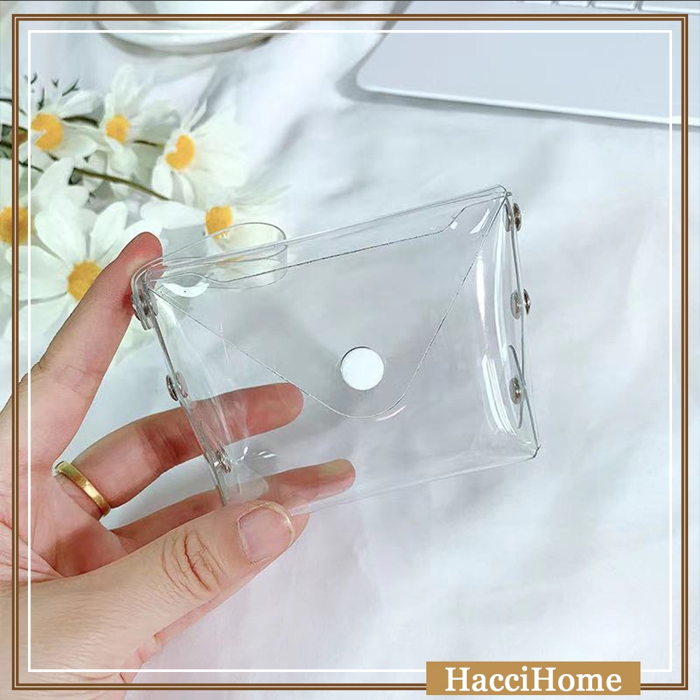 Fashion Transparent Coin Purse Buckle Women Girls Mini Storage Bag Coin ...