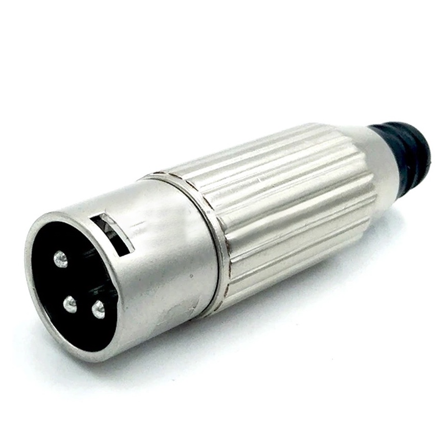 ⭐ XLR plug 3-pin male connector, microphone plug, audio jack, speaker ⭐ ...