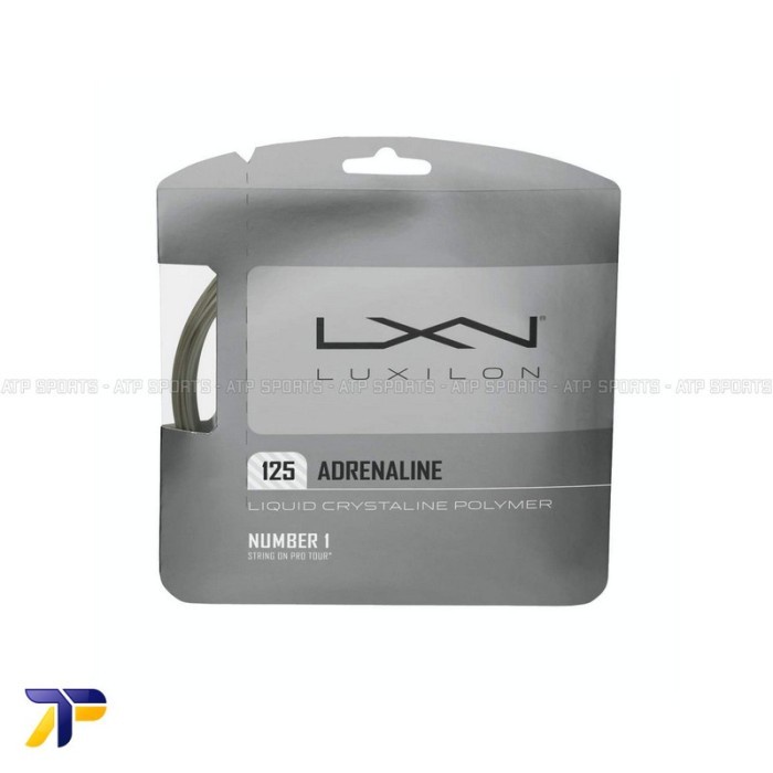 Luxilon LXN Adrenaline 1.25 125 16L Grey Silver Tennis String | Shopee ...