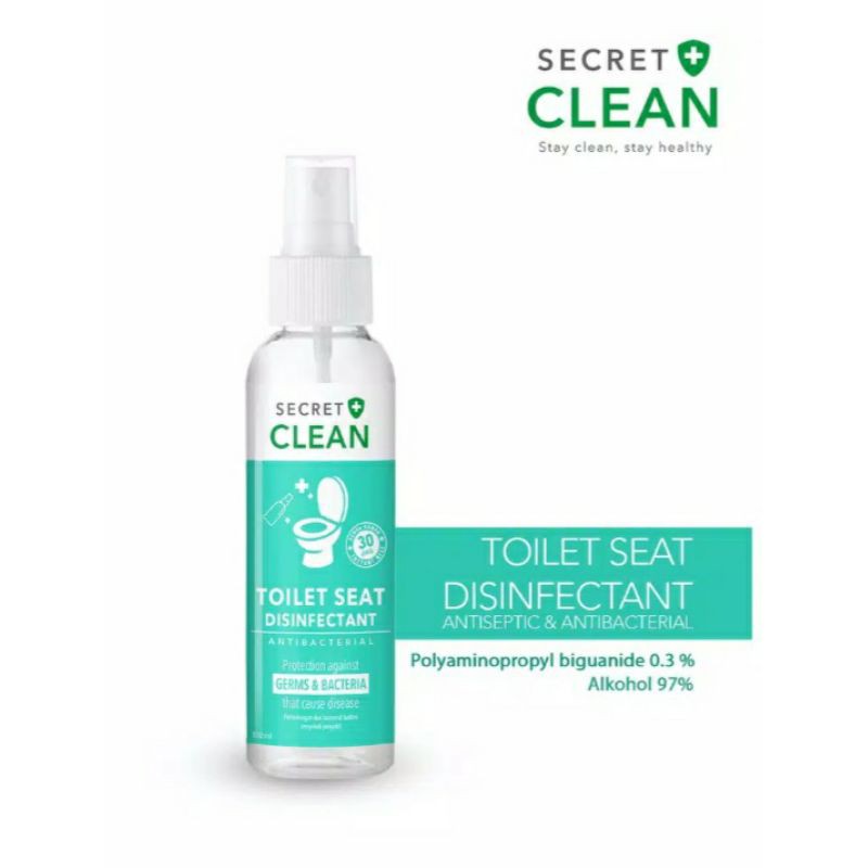 Secret Clean Toilet Seat Disinfectant 100 ml | Shopee Philippines